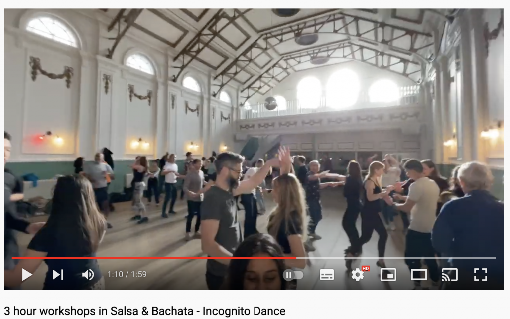 3 Hour Beginners Improvers Salsa Workshop Intensive Incognito Dance