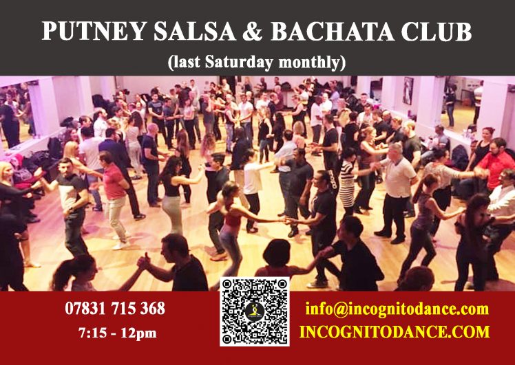 Saturday Monthly at Putney Salsa & Bachata Club | Incognito Dance